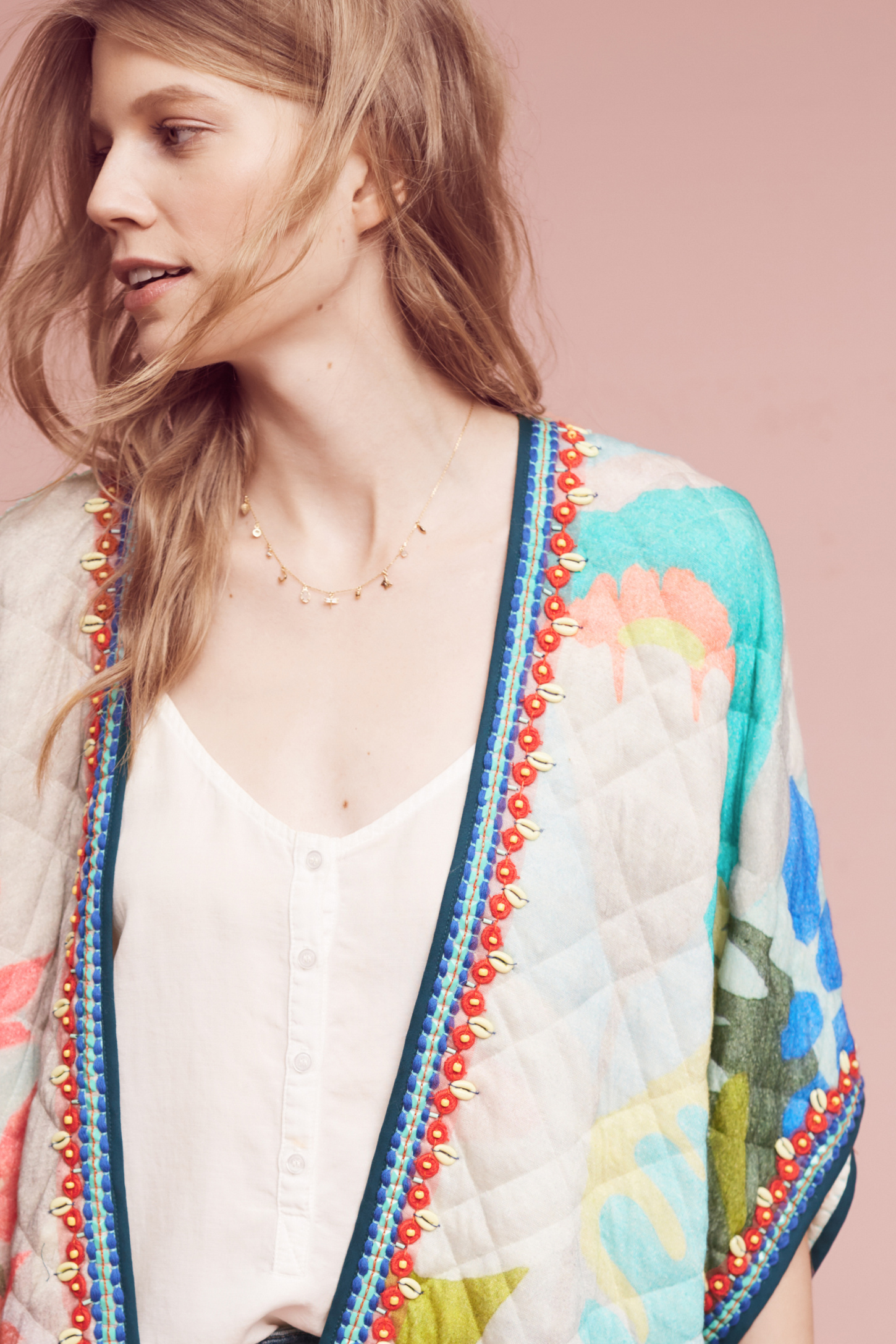 Nikelle Quilted Kimono | Anthropologie