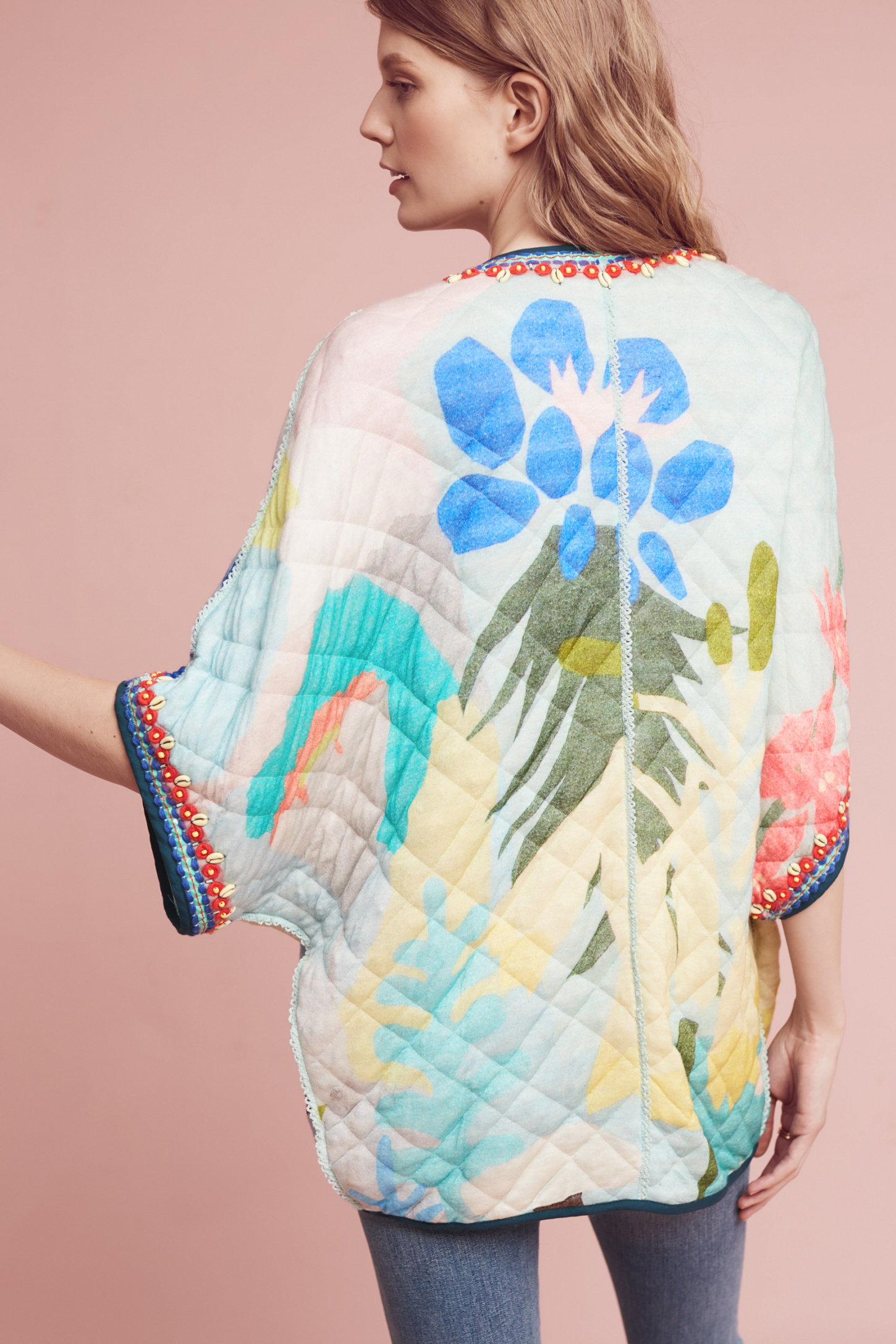 Nikelle Quilted Kimono | Anthropologie
