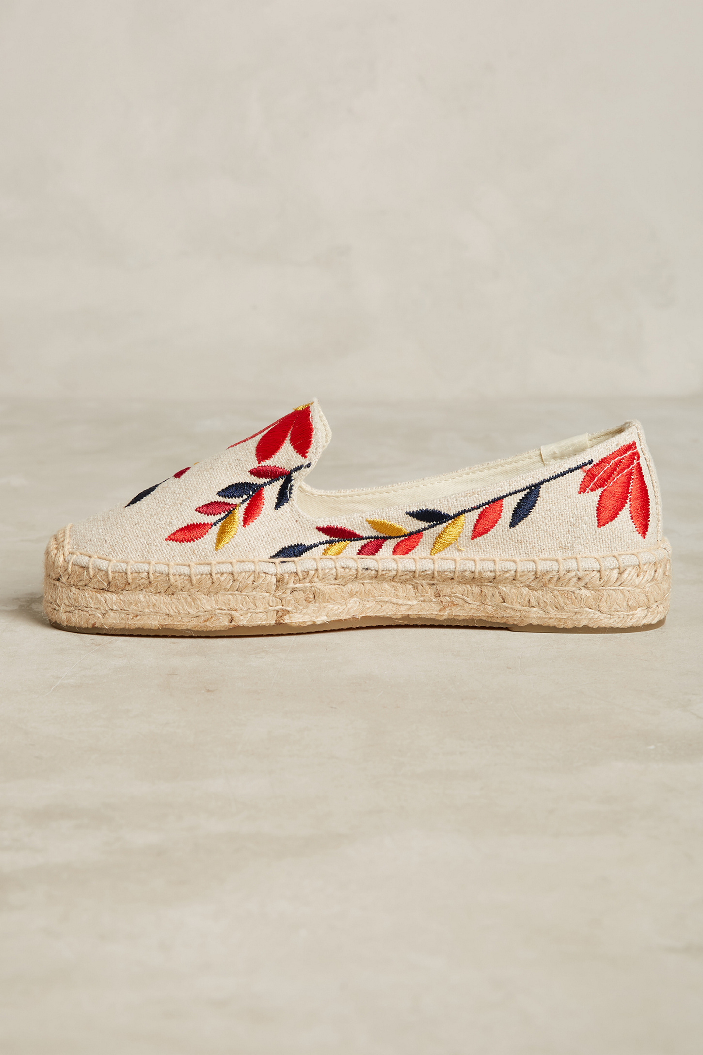 Soludos Embroidered Floral Espadrilles | Anthropologie