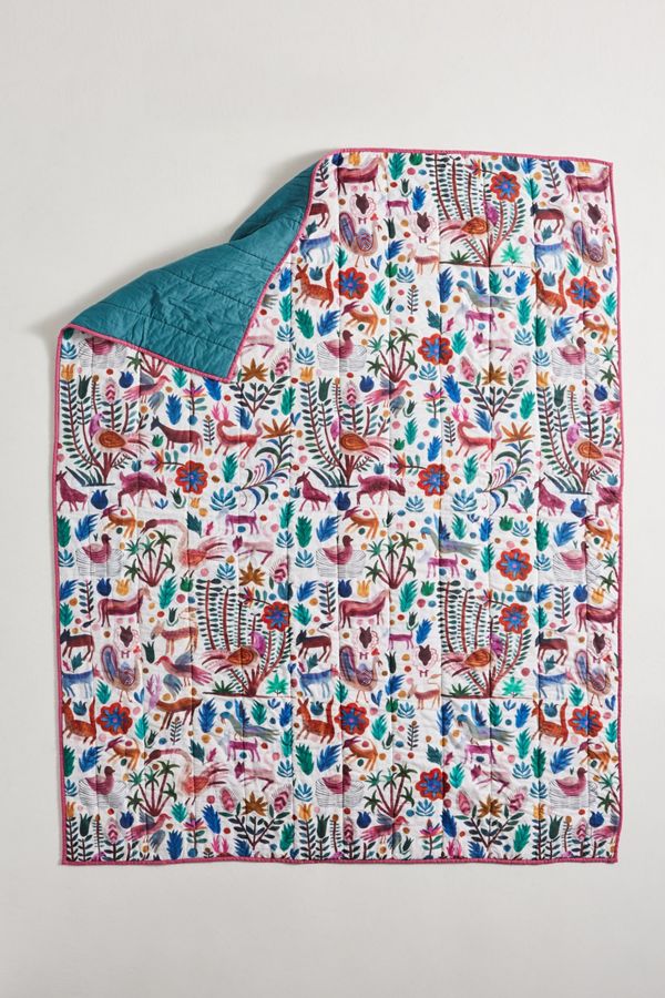 Festive Folklore Kids Quilt | Anthropologie