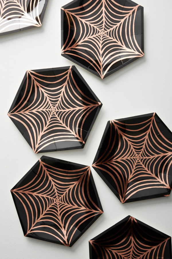 Spiderweb Paper Plate Set | Anthropologie