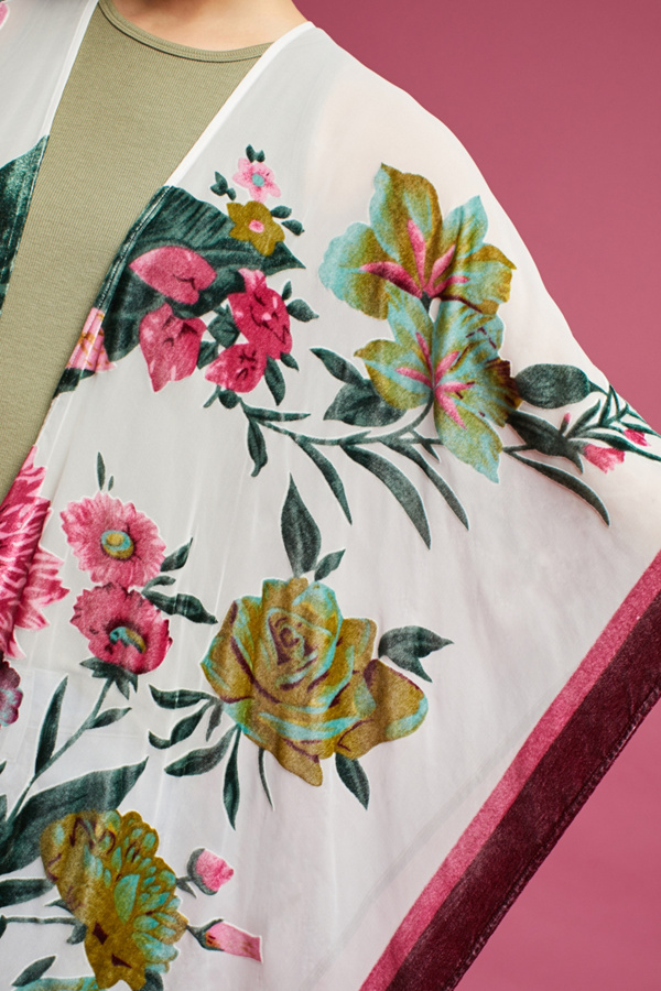 Velvet Ruana Kimono | Anthropologie