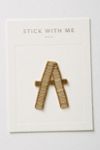 Metallic Monogram Sticker Patch | Anthropologie