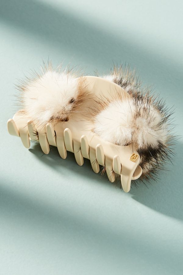 Faux Fur Hair Clip | Anthropologie