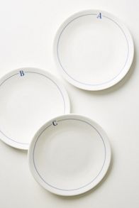 Modern Monogram Side Plate | Anthropologie