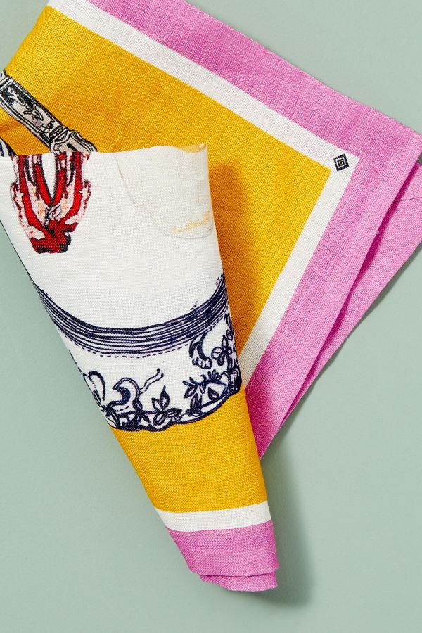 Pictorial Print Napkin | Anthropologie