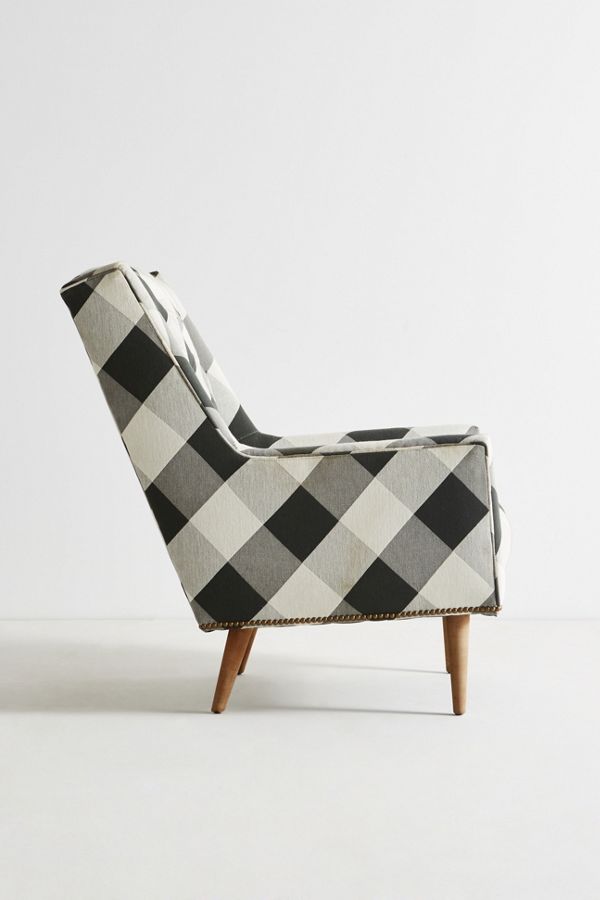 Buffalo Check Booker Chair | Anthropologie