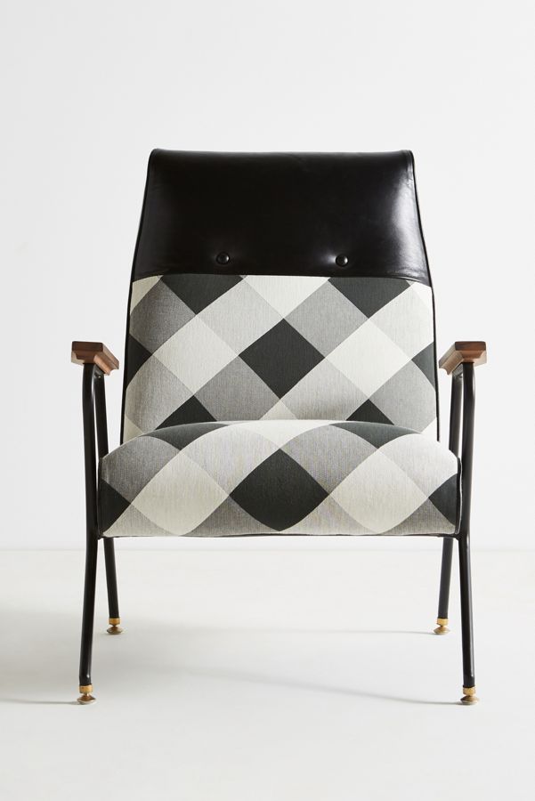 Buffalo Check Quentin Chair | Anthropologie