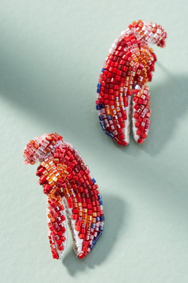 Lobster Pinch Post Earrings | Anthropologie