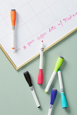 Maude Magnetic Dry Erase Markers, Set of 6 | Anthropologie