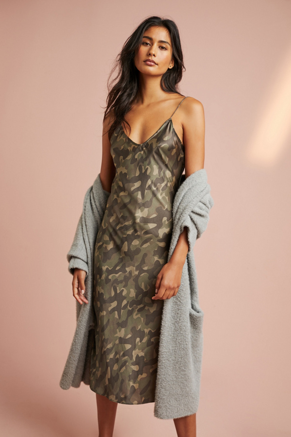 The Raven Silk Chemise | Anthropologie