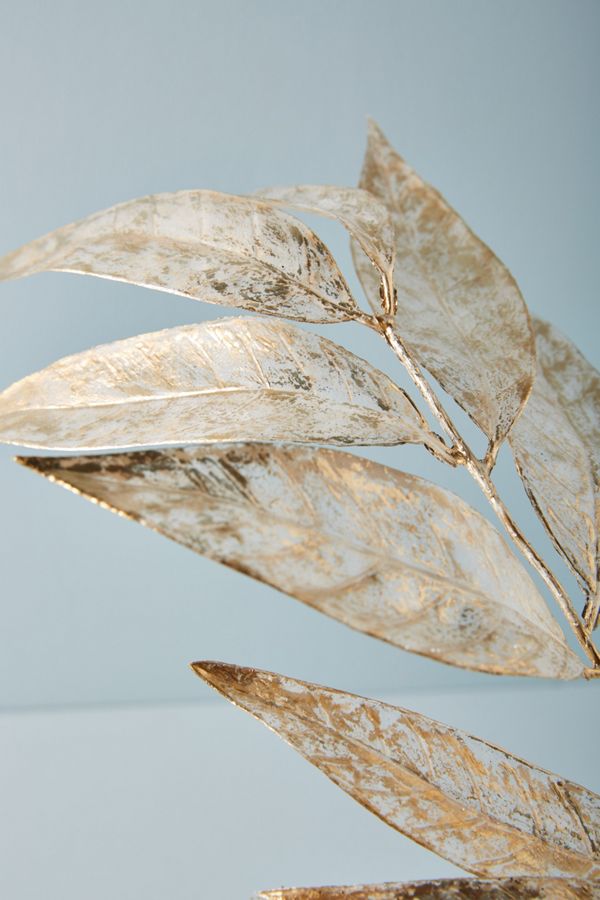 Gold Leaf Spray | Anthropologie