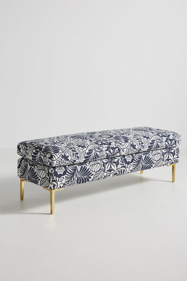 Kaia-Printed Edlyn Bench | Anthropologie
