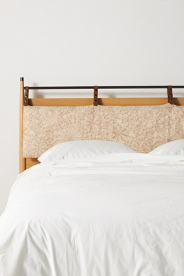 Anthropologie Hemming Woven Headboard Cushion By In Beige Size Queen ModeSens