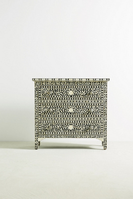 Bone Inlay Three-Drawer Dresser | Anthropologie