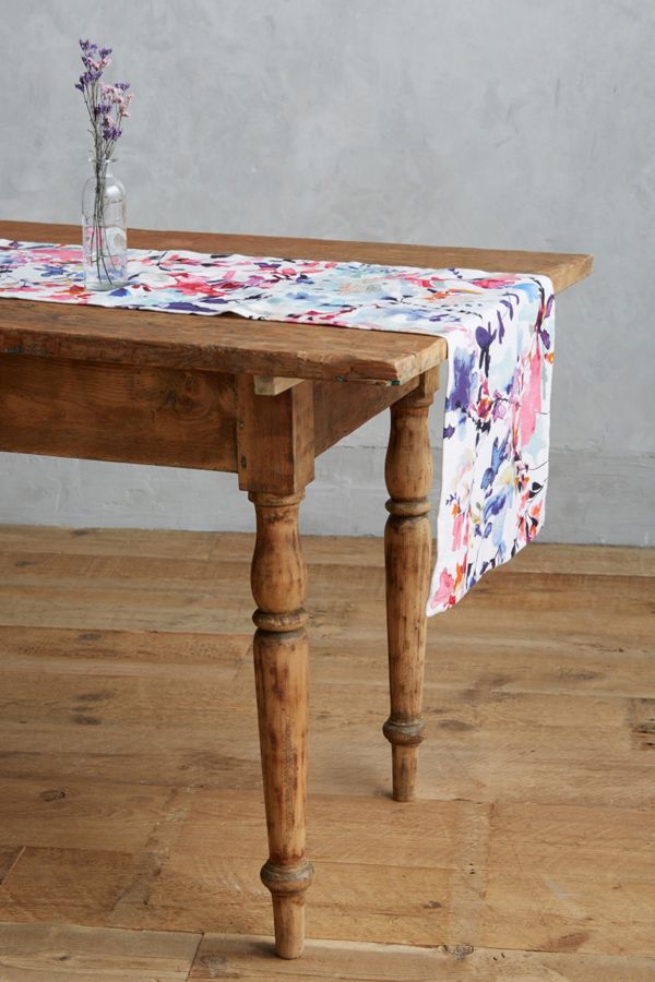 Wildflower Study Table Runner | Anthropologie