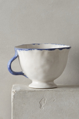 Ruffled Rim Mug | Anthropologie